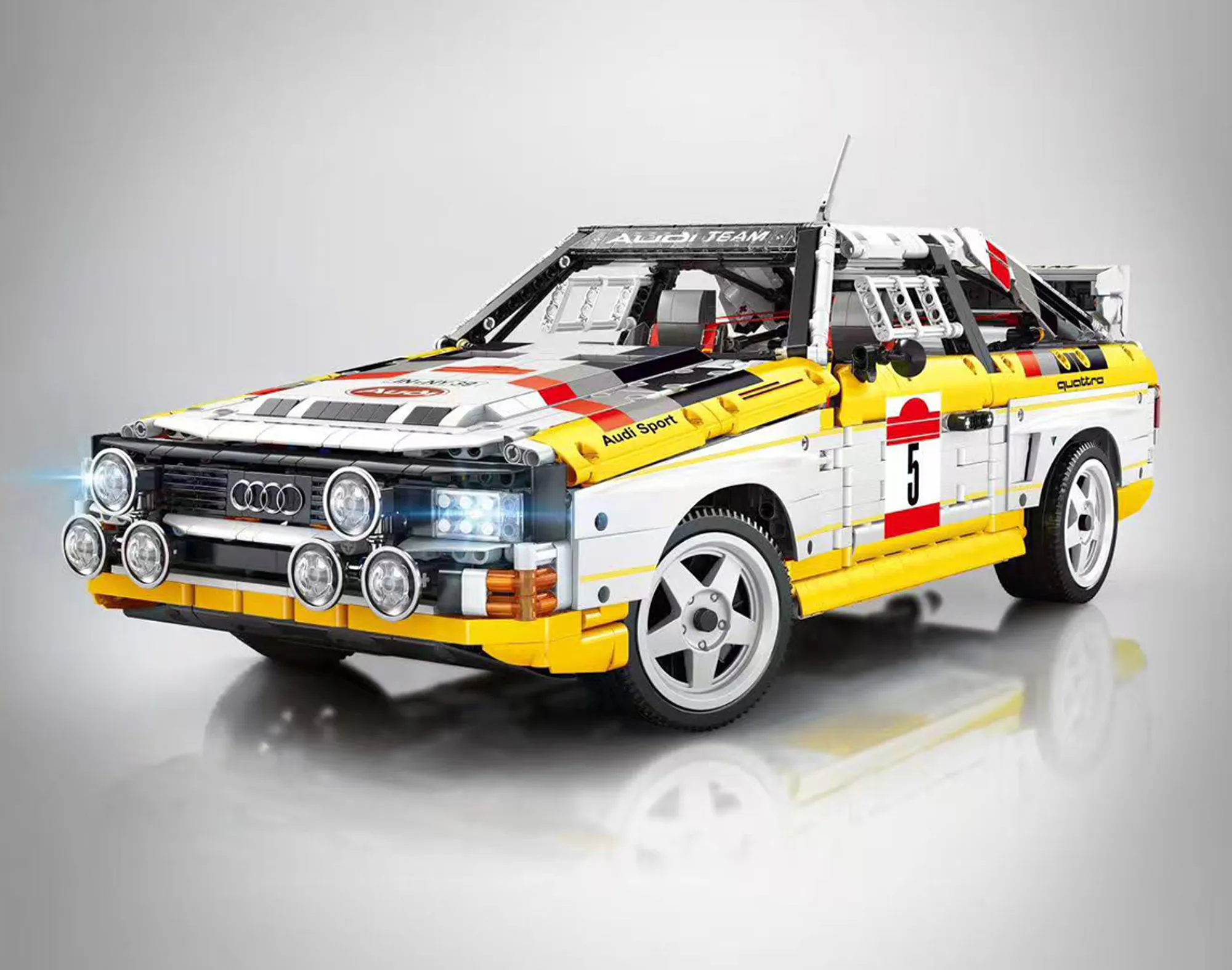1984 Audi Sport Quattro S1 Group B Rally Car 1:8 Scale Building Blocks ...