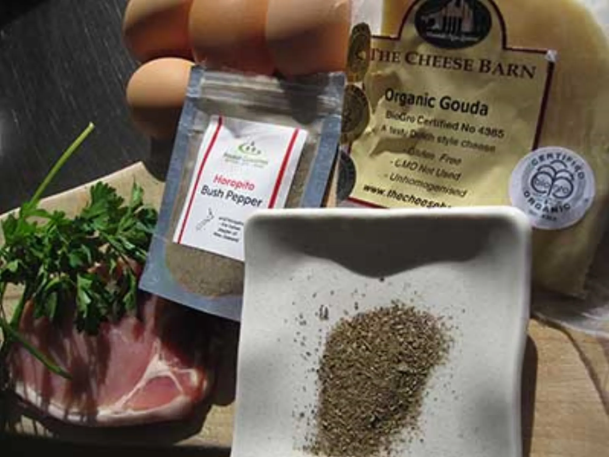 Horopito and Cheese Omelette