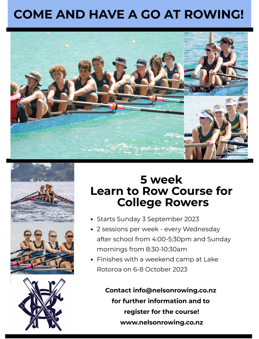 College Learn to Row