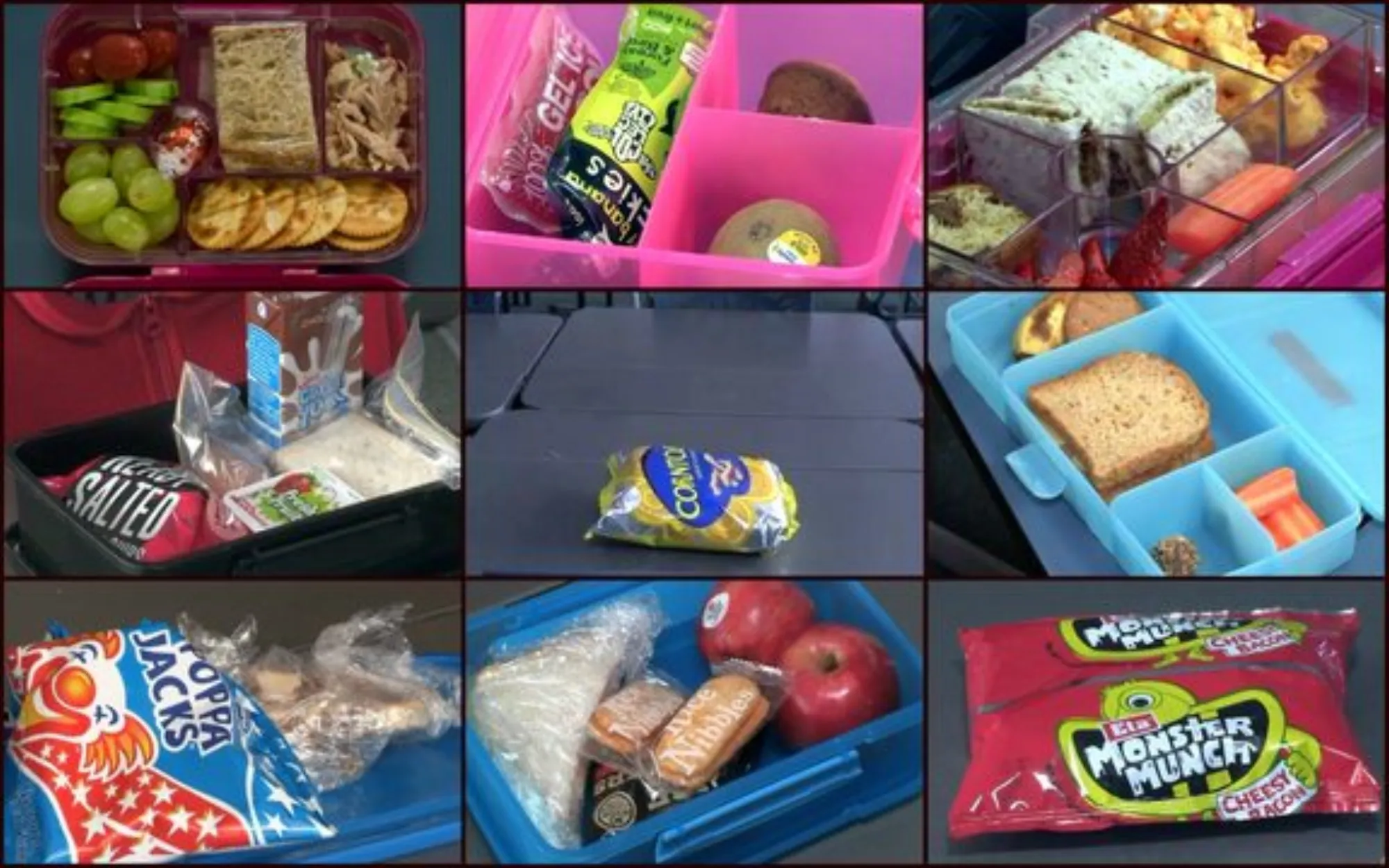 How do lunches at different decile schools compare?